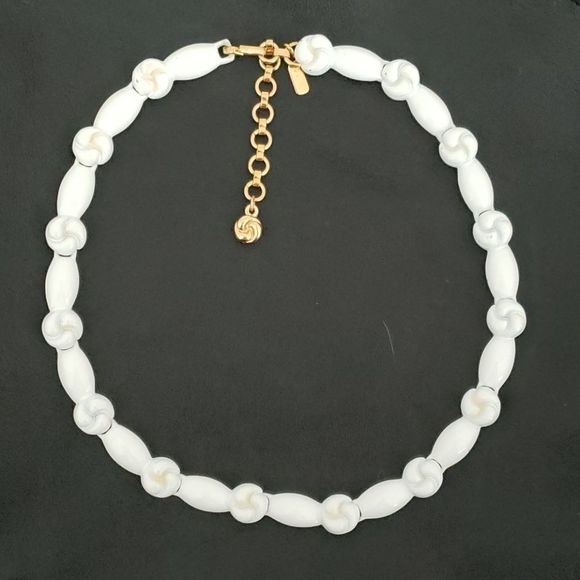 Monet | Jewelry | Vintage Monet White Gold Plated Choker 96s | Poshmark